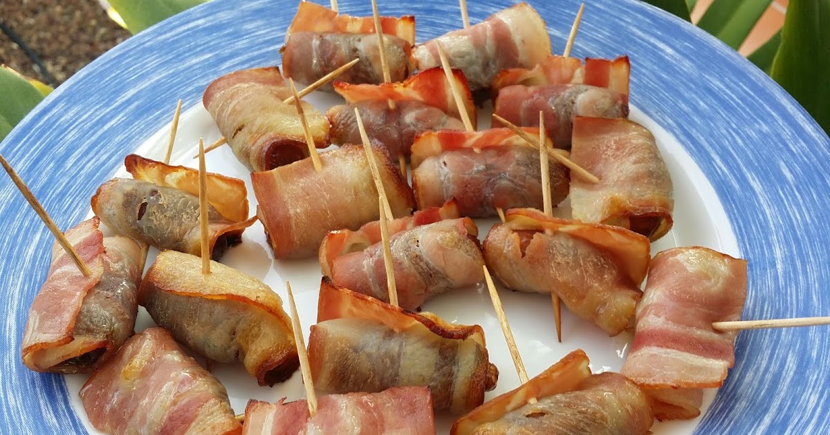 Luzmary y sus recetas caseras: DÁTILES CON BACON ( AL HORNO )