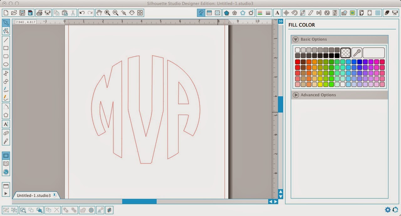 Create A Circle Monogram In Silhouette Studio | Ahoy Comics