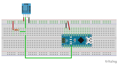 Arduino-er: Arduino Nano + DHT11, Temperature & Humidity sensors