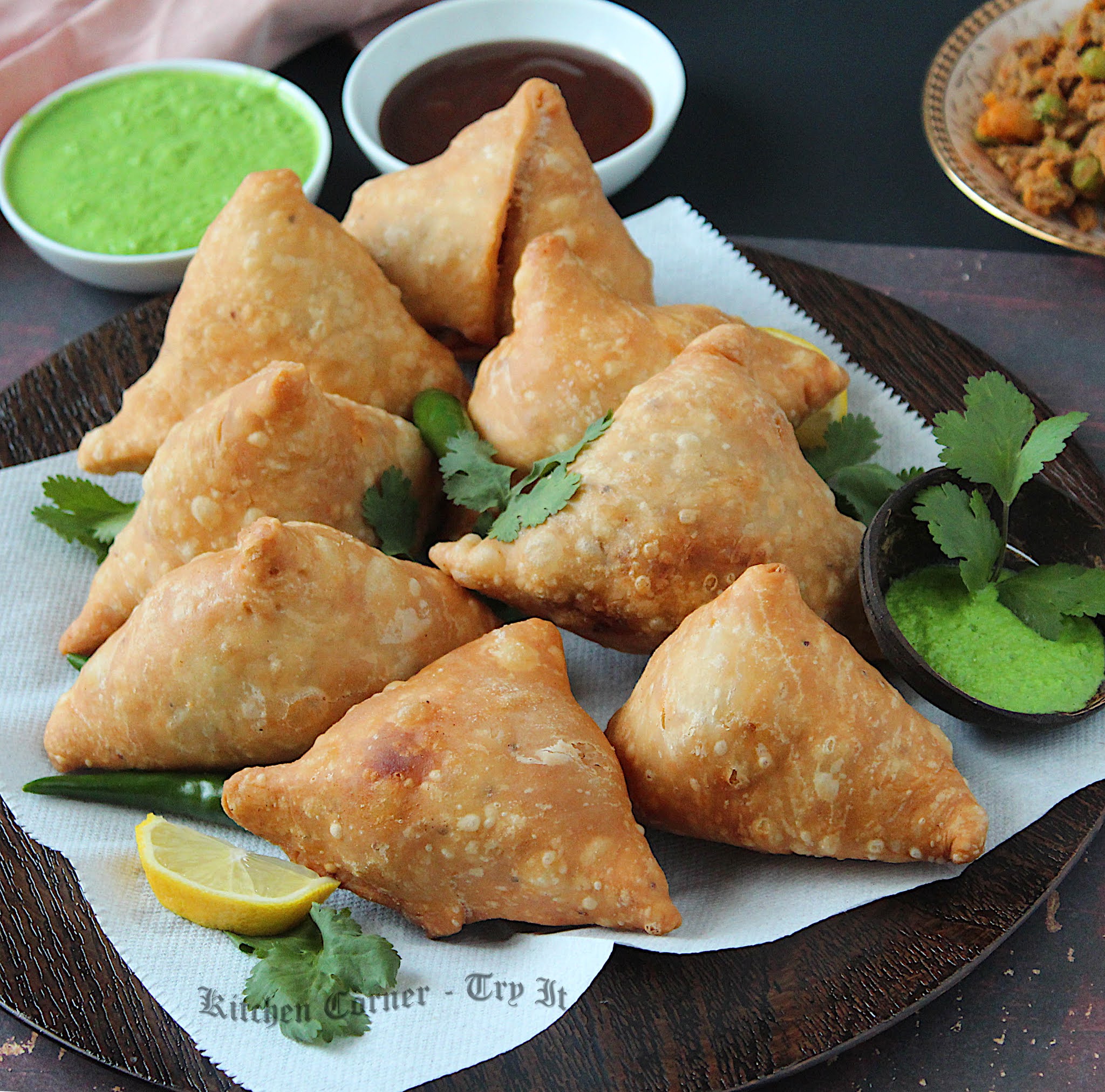 Mutton Keema Samosa Recipe/ Samosa With Minced Meat Filling