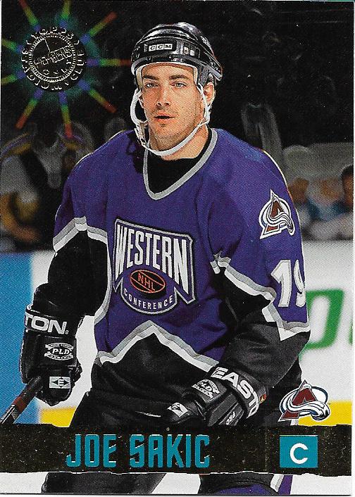 My PCs--one card at a time: Joe Sakic card #166 1996 Topps Stadium Club ...