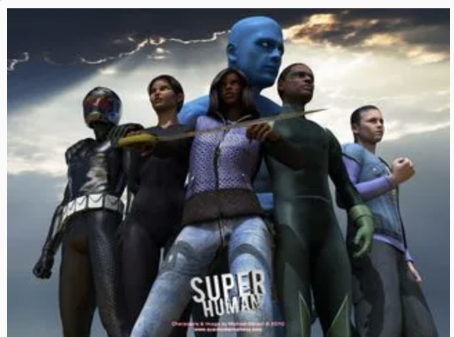 SUPER HUMAN: SUPERHERO ELEMENTS IN THE BOOK