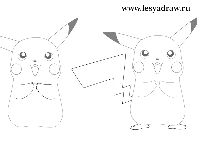 Cách vẽ pokemon Pikachu | Vẽ Từng Nét Nhỏ