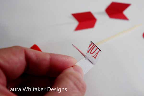 ScrapMuch?: Cupid's Arrow Toothpick Embellishment | Tutorial