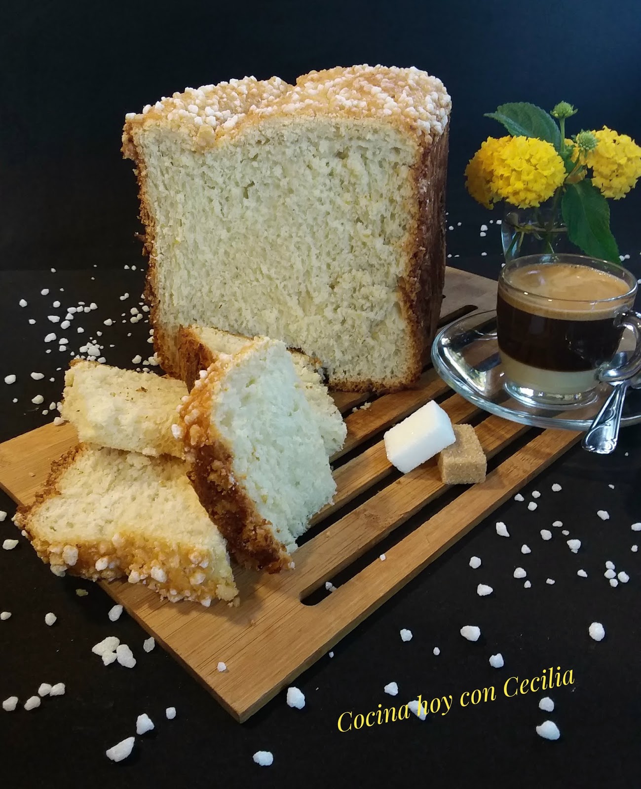 Recetas fáciles "Cocina hoy con Cecilia": Pan de miel con azúcar ...