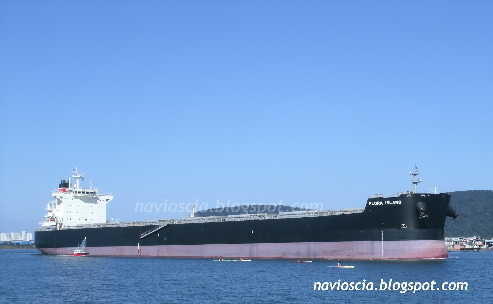 Navios de Santos & CIA: Navio FLORA ISLAND