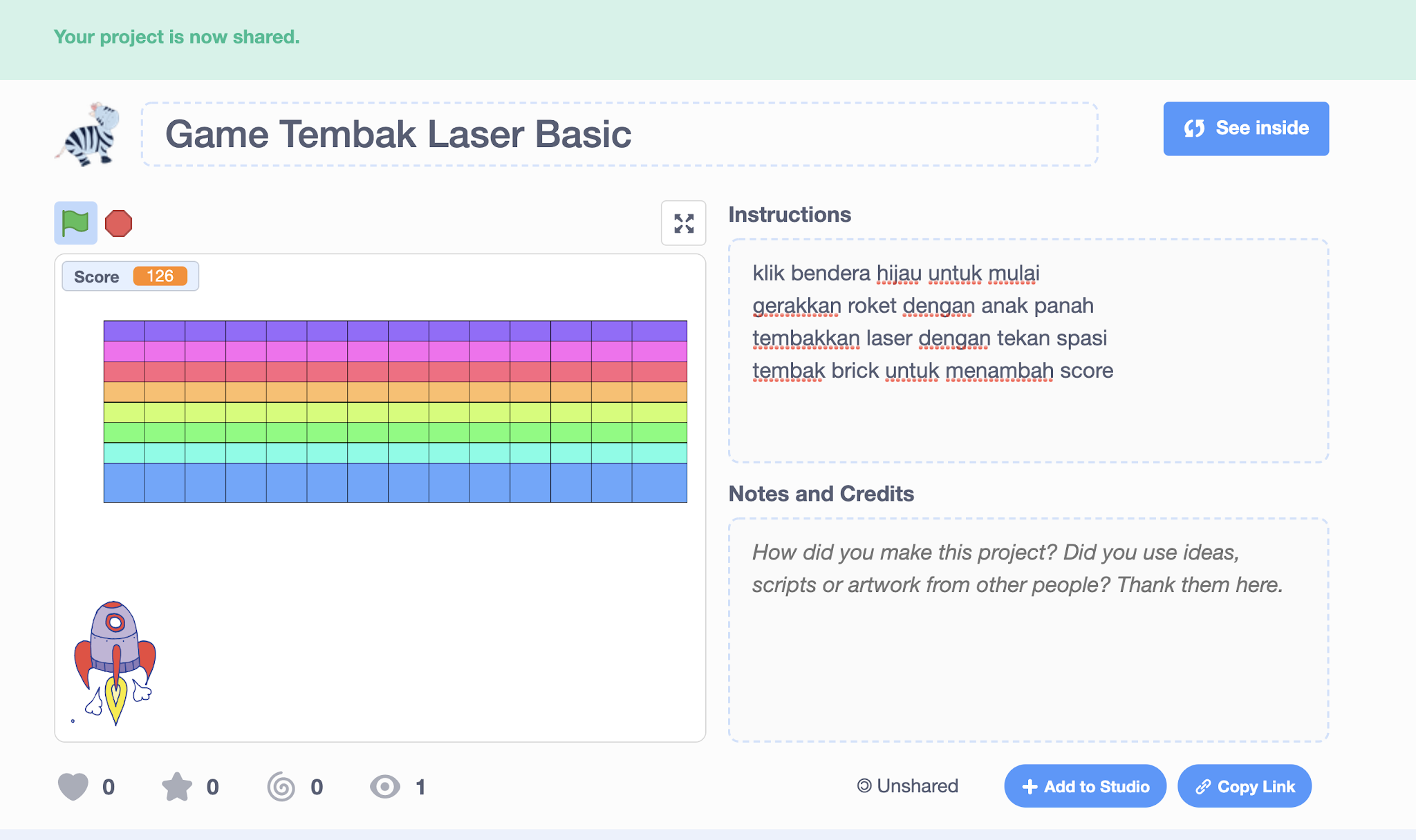 Tutorial Scratch 3.0: Membuat Game Tembak Laser Tutorial Scratch 3.0: Membuat Game Tembak Laser