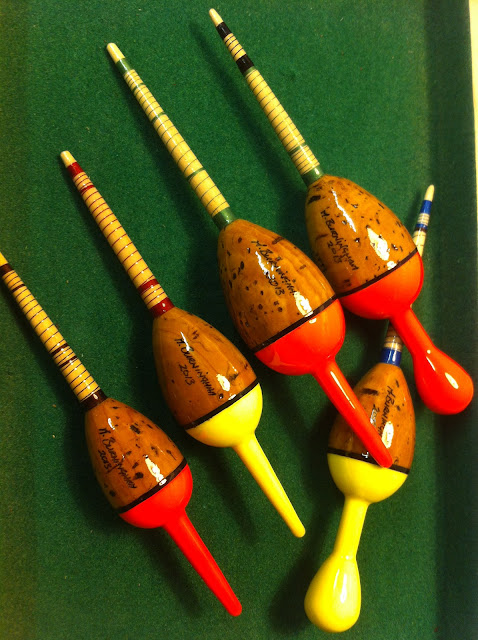 Handmade Fishing Floats by Mark Burningham.: Just finished this mixed ...