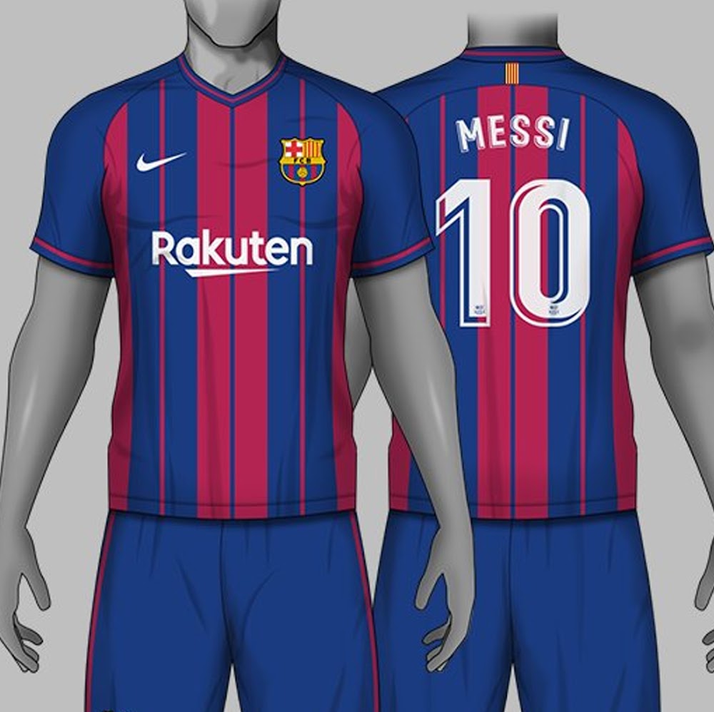 3 Amazing Nike FC Barcelona Home Kit Concepts By Carrino - Footy Headlines