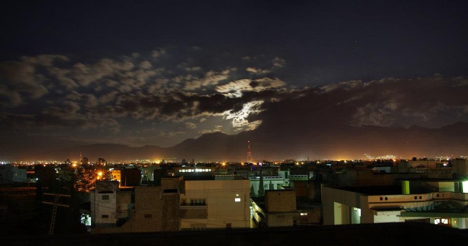 Discover Balochistan: The Night view of Quetta Valley, Balochistan