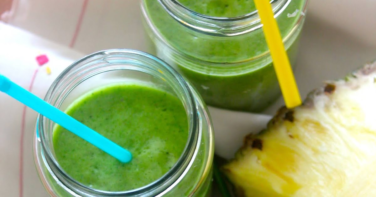 As Minhas Receitas: Sumo de Ananás e Espinafre da Paula