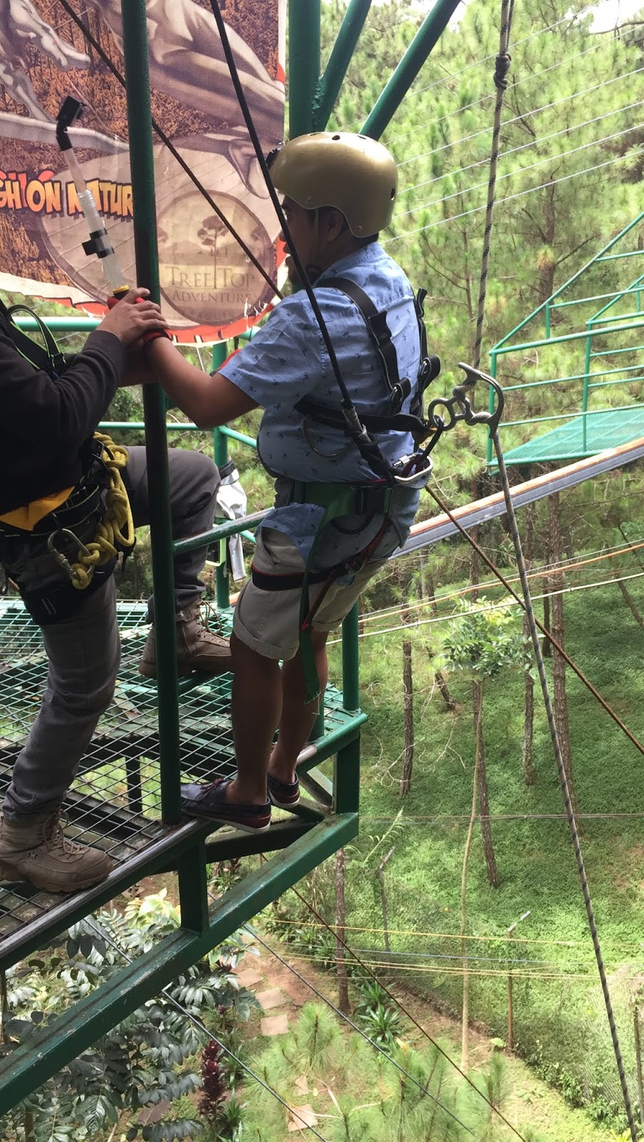 Look: Doing the 60 Foot Tree Drop at Tree Top Adventure Baguio and More ...