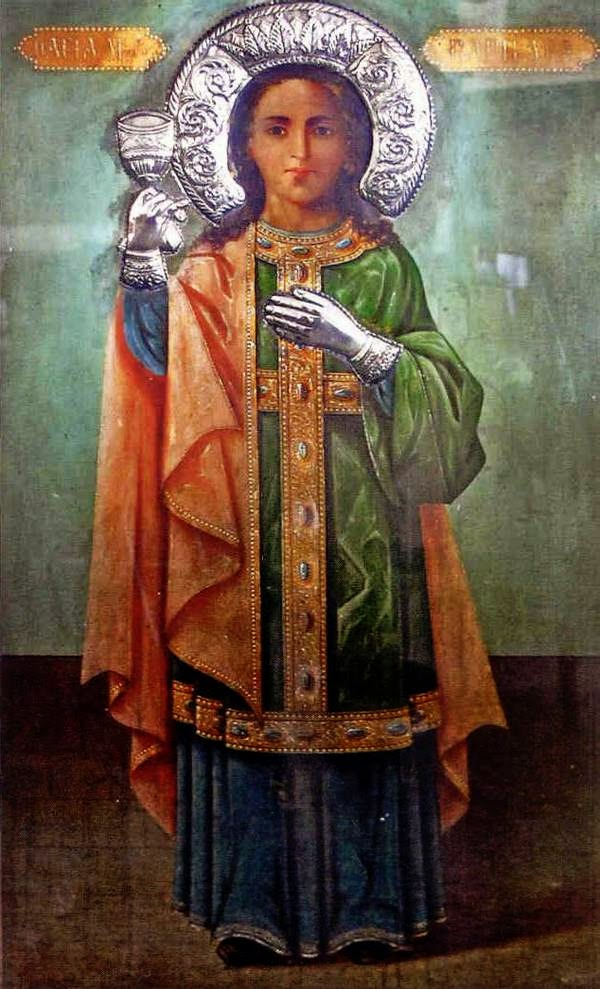 ORTHODOX CHRISTIANITY THEN AND NOW: Why Does St. Barbara Hold a Cup in ...