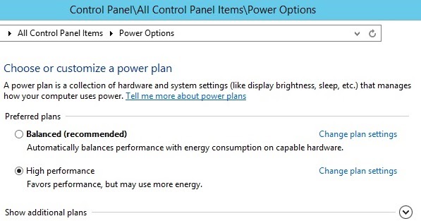 Scripts Em Sql Sql Server Opções De Energia Planos De Energia E Desempenho Do Banco De Dados