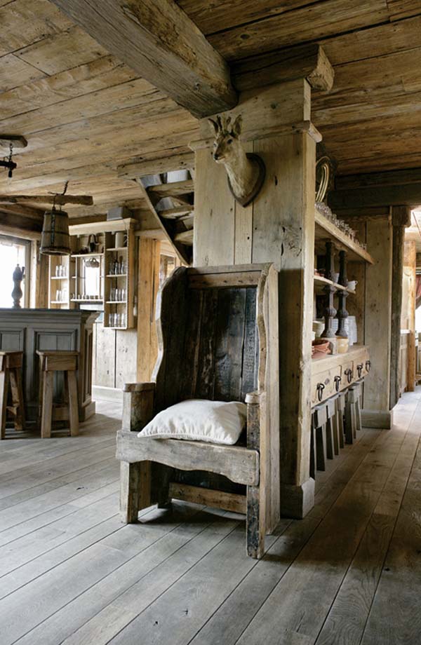 ESTILO RUSTICO: Casa Rustica de Montana