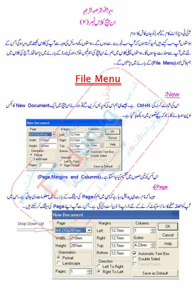 IT Courses | Computer Training Courses | Information Technology: Urdu ...
