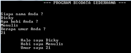 [Tutorial C++] Membuat Program Biodata Sederhana Dengan C++ ...