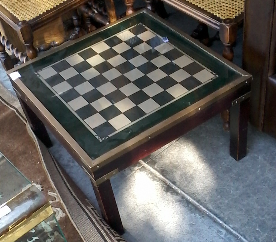 UHURU FURNITURE & COLLECTIBLES: SOLD **BARGAIN BUY** #7598 Glass-Top ...