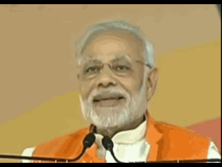 GIF : Narendra Modi Shocked - POPULAR NARENDRA MODI'S GIF