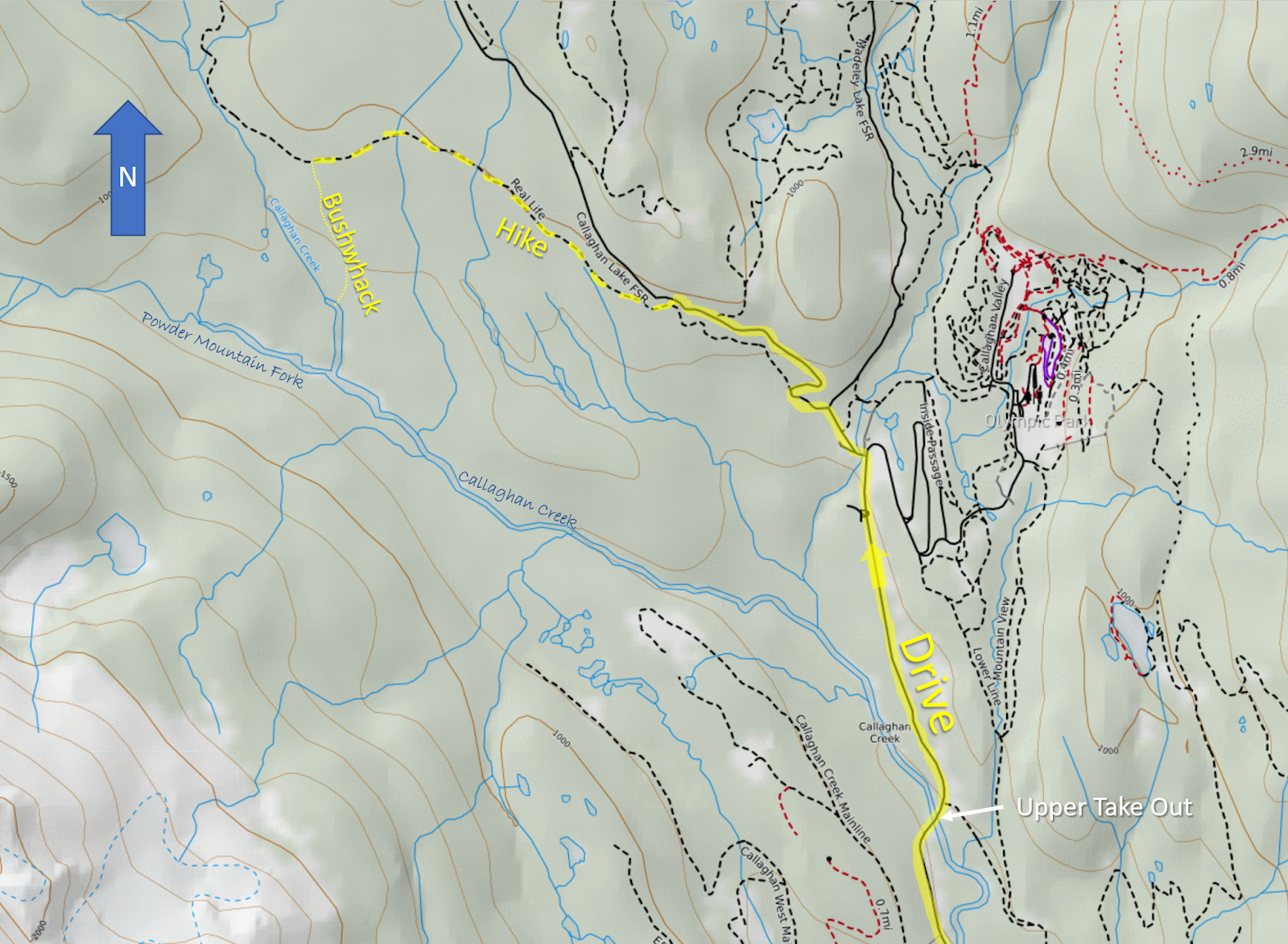 Into the Outside: Callaghan Creek (Upper Upper Upper)
