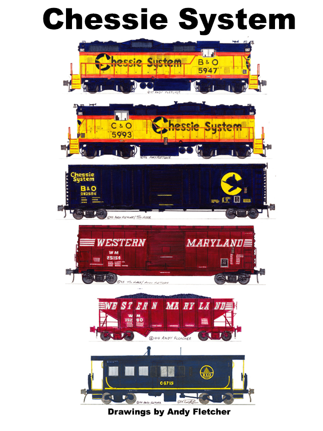 Andy Fletcher Blog-: A Chessie System freight heads from Cumberland to ...