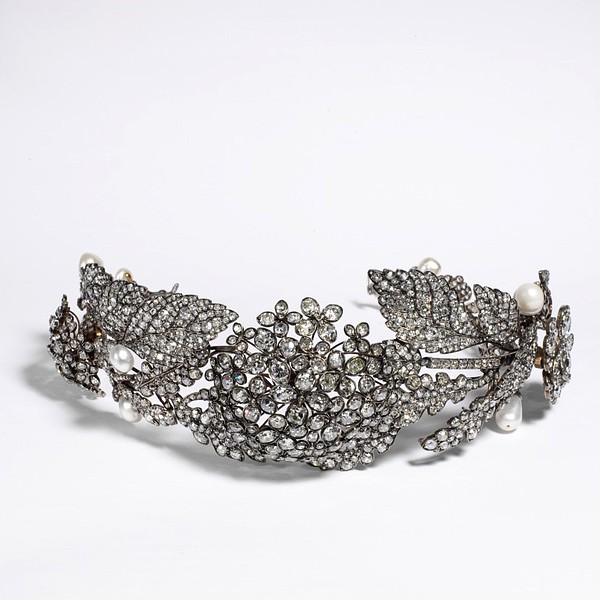 Stalking the Belle Époque: Mastery of Design: The Rose Tiara, 1850