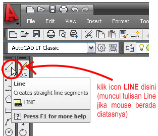 Mulai Perintah pada AutoCAD - Catatan coretan