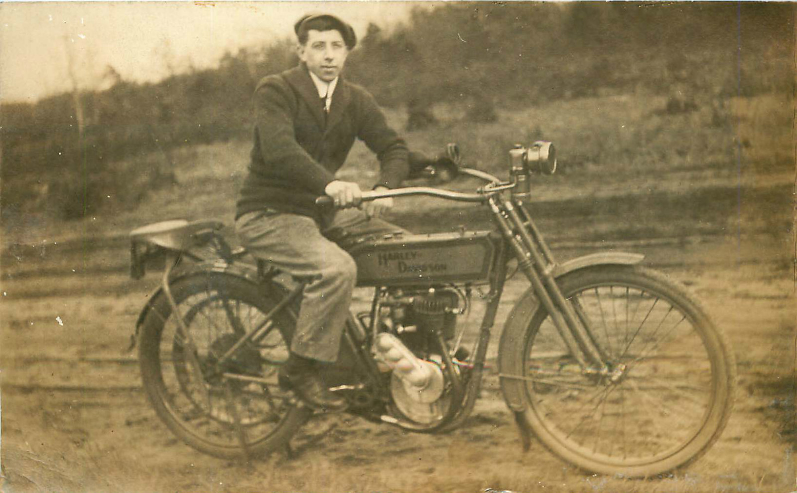 Fast is fast...: Harley Davidson single cylinder.