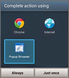 All About Android: Web Browser Android Berbentuk Pop Up Browser
