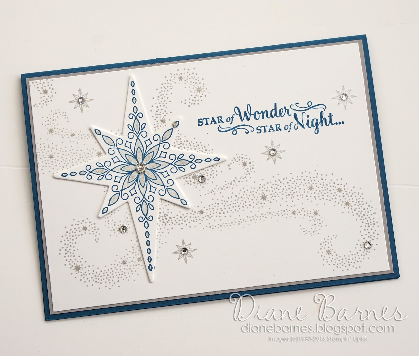 colour me happy: Christmas Star of Light 2 - more simple cards