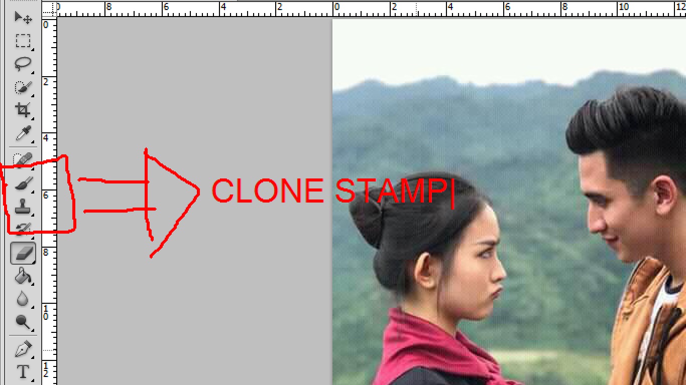 ardi_Blogger: Cara menggunakan Clone Stamp menggunakan Adobe Photoshop CS 5