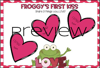 1st Grade Hip Hip Hooray!: Froggy's First Kiss...A Literary Companion