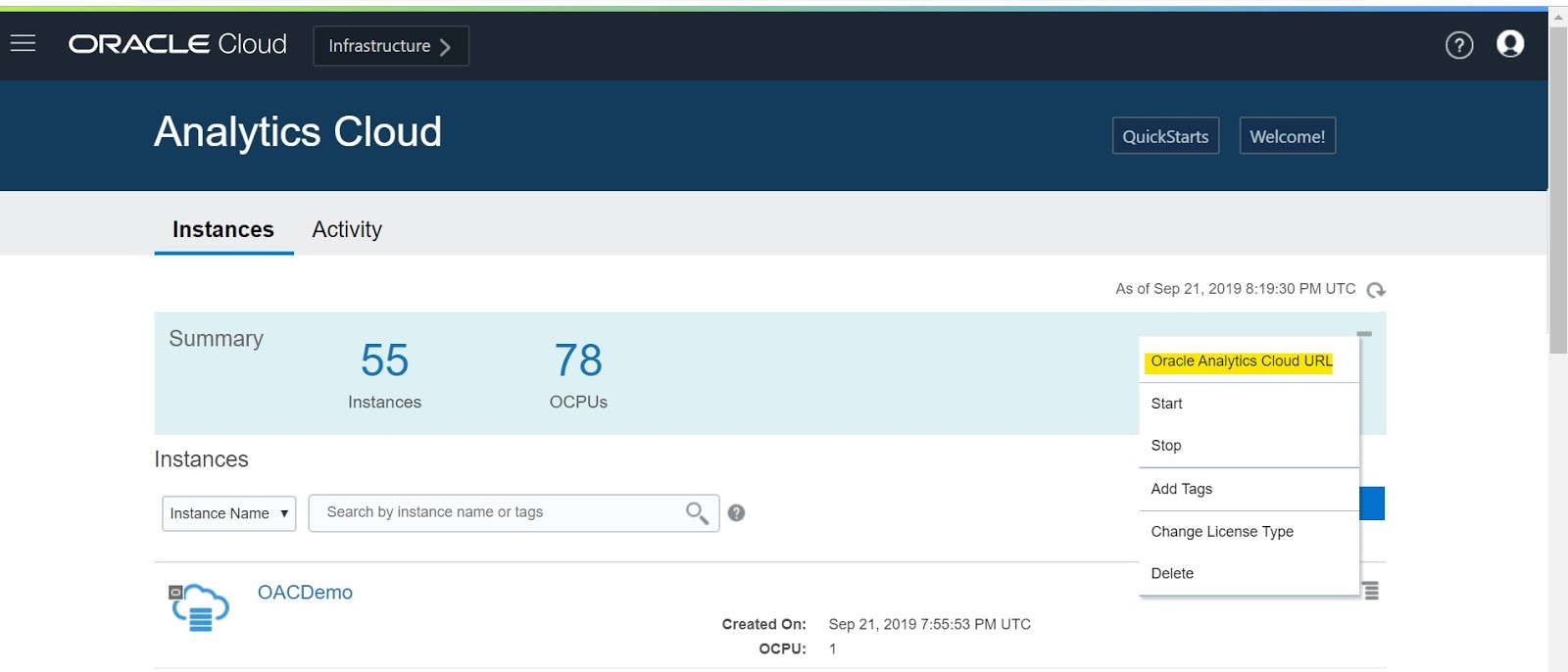 Provisioning OAC (Oracle Analytics Cloud) PaaS on OCI (Oracle Cloud ...