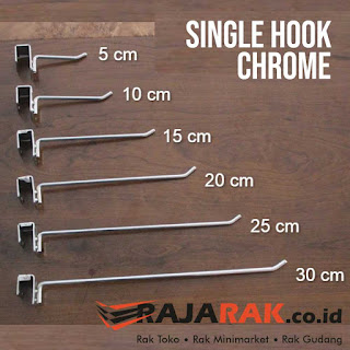 Single Hook 30 cm CHROME – Single Hook Pipa Kotak – Cantolan Kotak ...