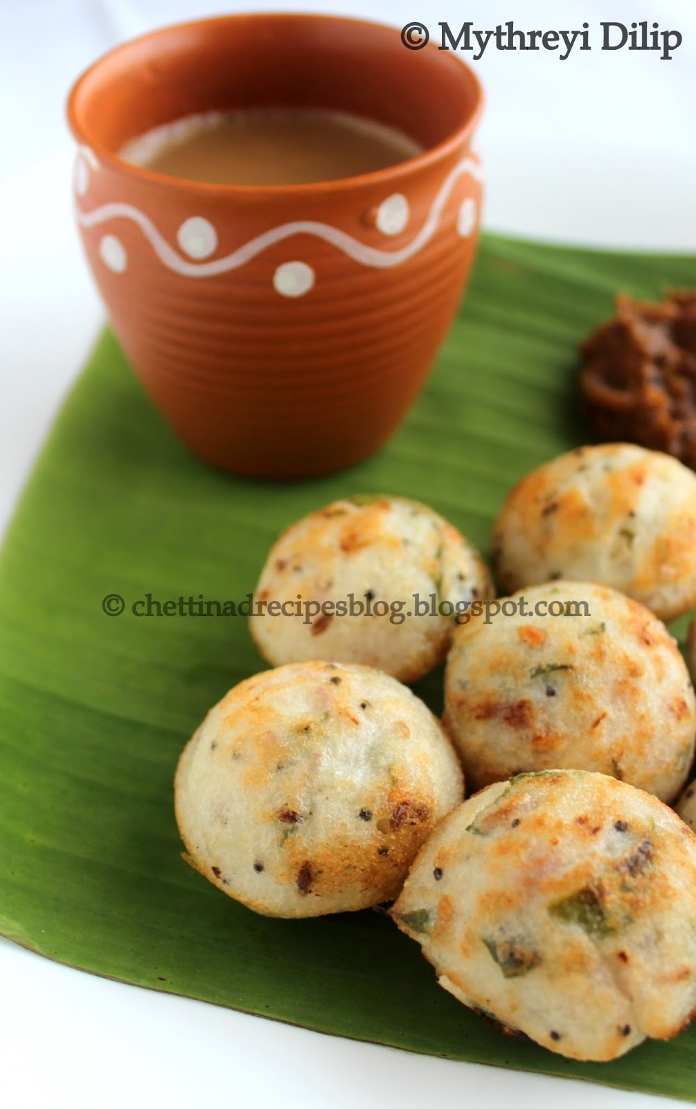 Chettinad Kuzhi Paniyaram Recipe - Kara Kuzhi Paniyaram - Chettinad Recipes