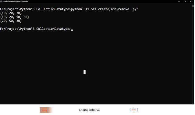 25 Program To Create A Set Add Members In A Set And Remove One Item From Set In Python 4117