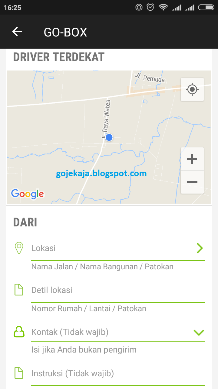 Panduan Pesan Go-Box di Gojek 2018