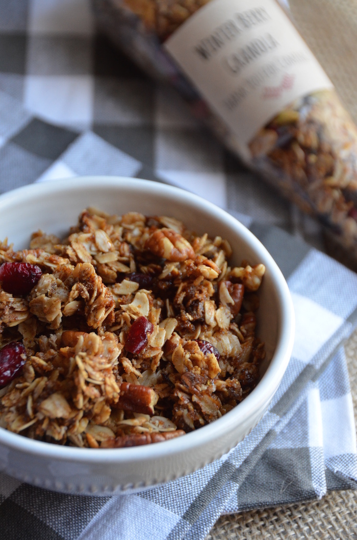 Homemade Winter Berry Granola - Always Order Dessert