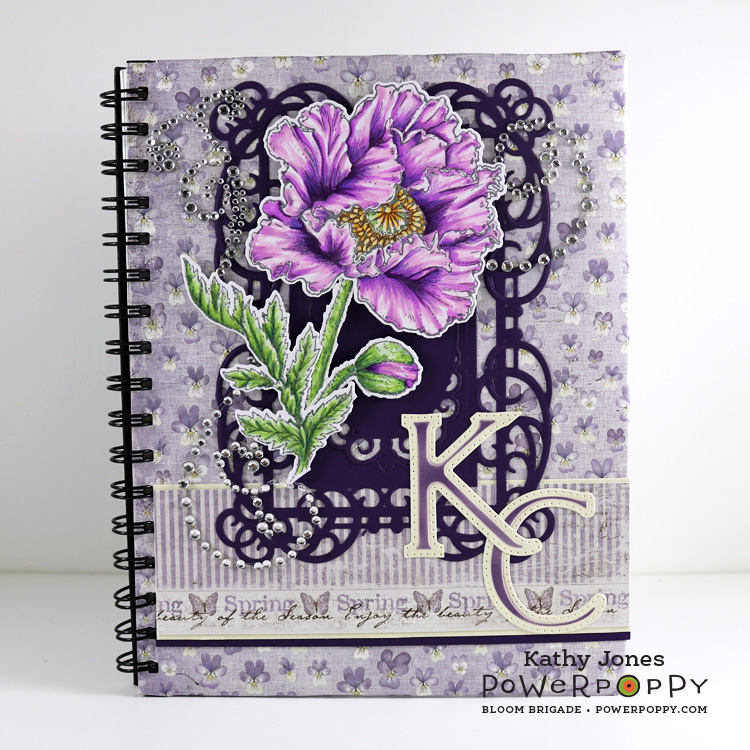 Inspired to Stamp: Purple Journal