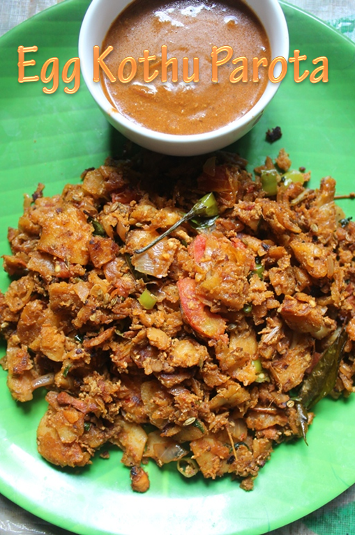 Parotta Stall Egg Kothu Parotta Recipe