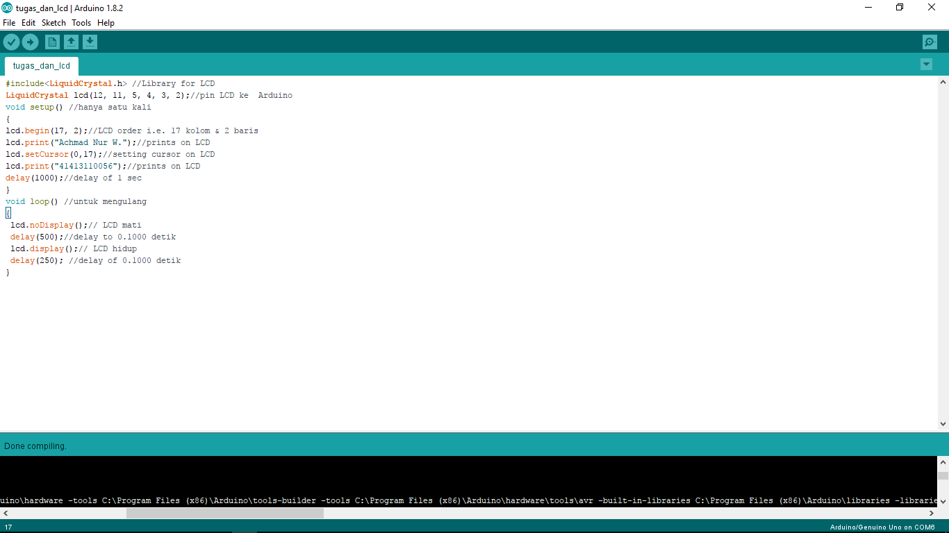 Cara Membuat Tampilan LCD 16x2 Dengan Arduino dan Proteus 7