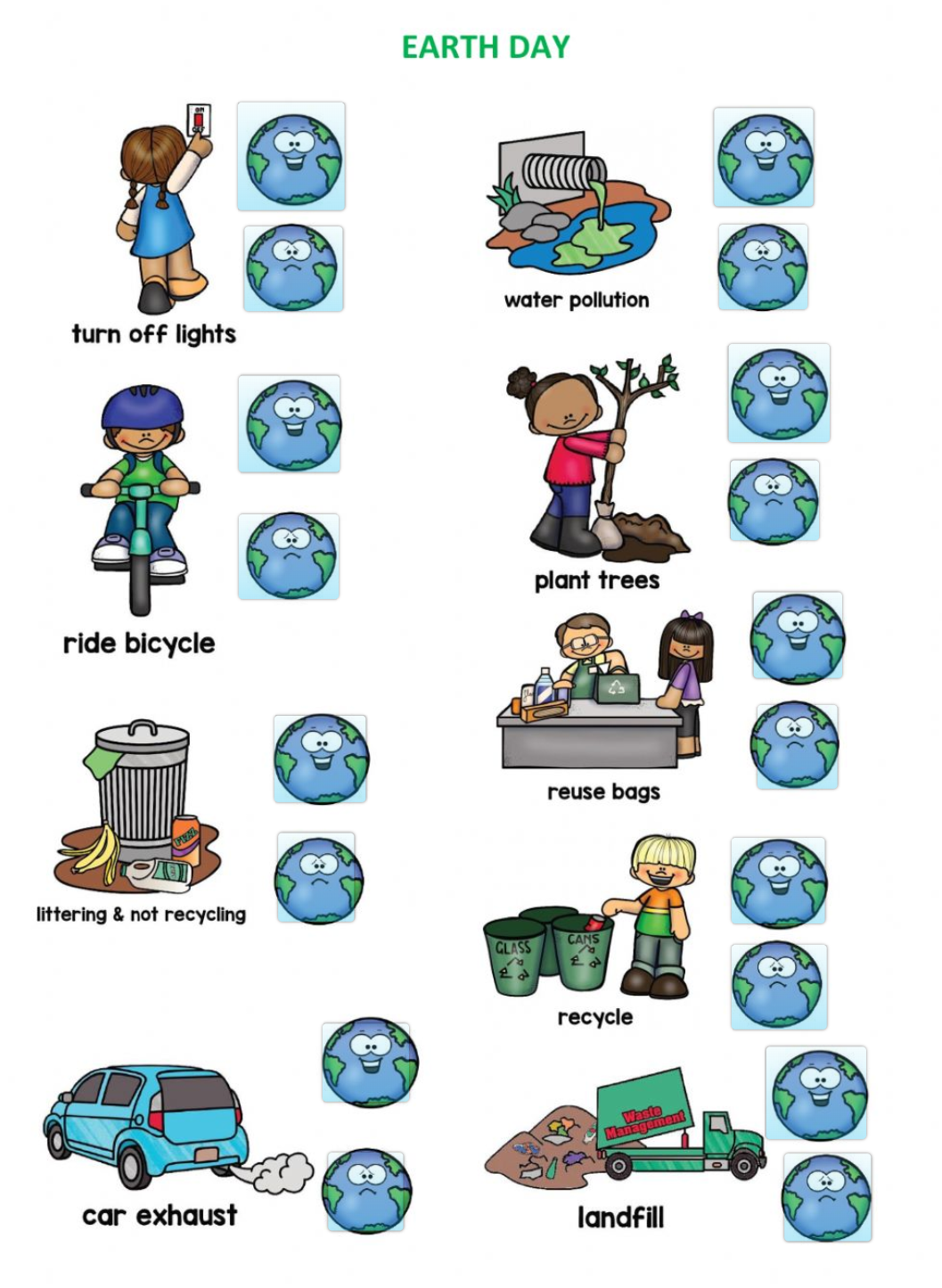 EARTH DAY - 3rd Grade