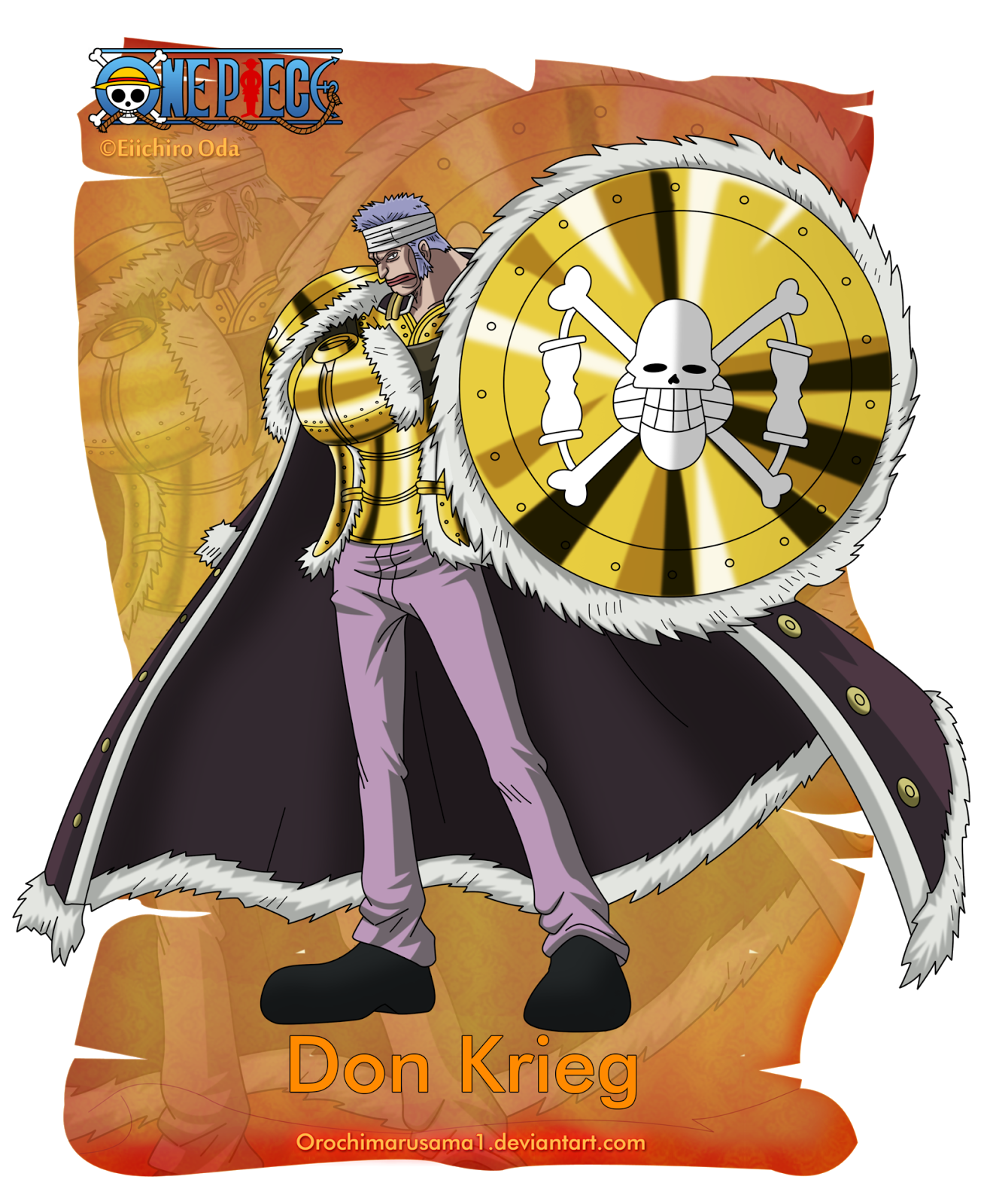 BlogDynamic Indonesia: One Piece : Profil Don Krieg