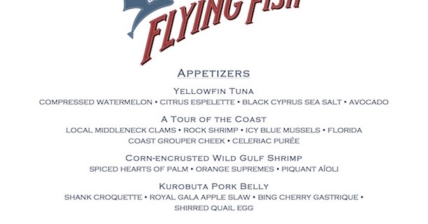 Re-Imagined Flying Fish Restaurant Open for Reservations on July 29th