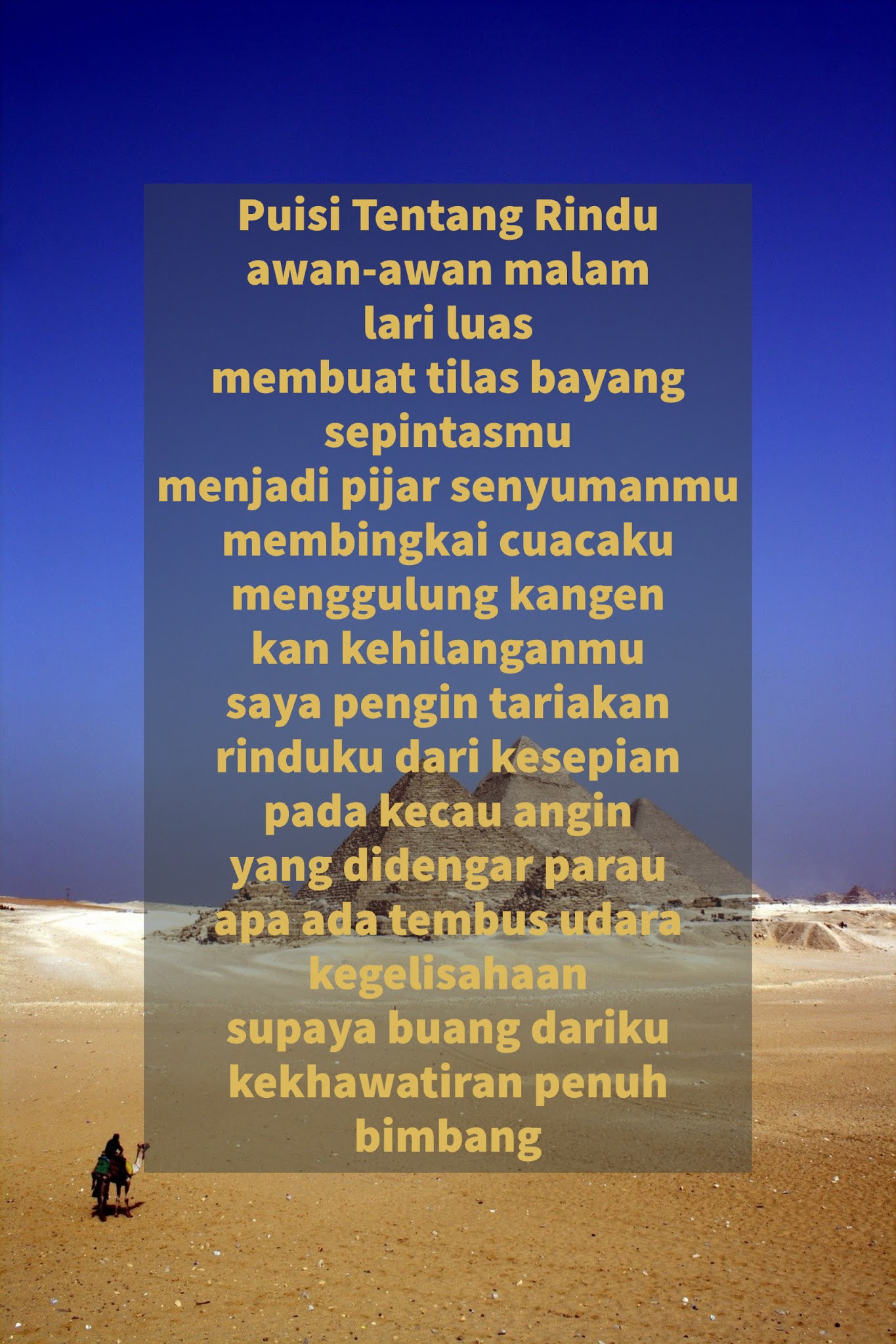 Kumpulan Puisi Kangen Buat Pacar Yang Bisa Bikin Dia Terharu