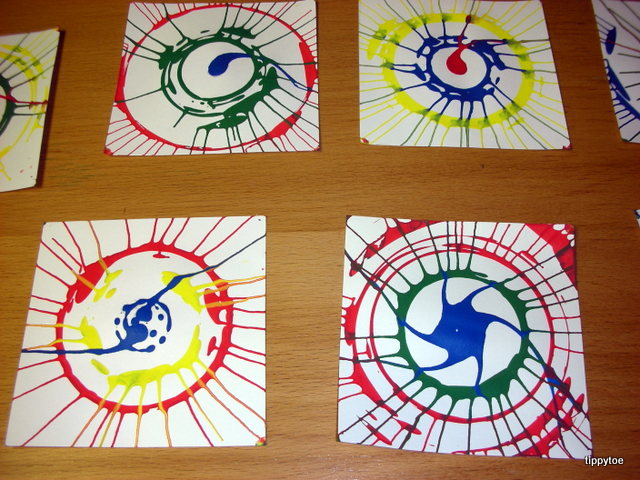 Tippytoe Crafts: Spinning Art