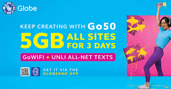 Globe Go Promos (Go59, Go90, Go120, Go140): Data promos w/ texts ...