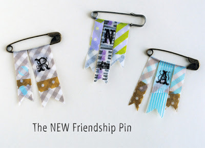 zakka life: Kid Craft: Washi Tape Friendship Pins