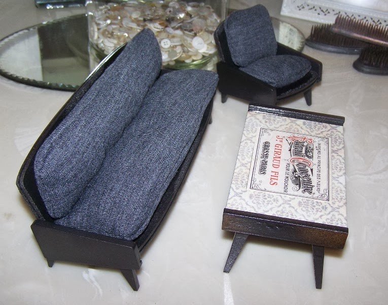 Piney Rose Mid Century Modern Dollhouse Furniture