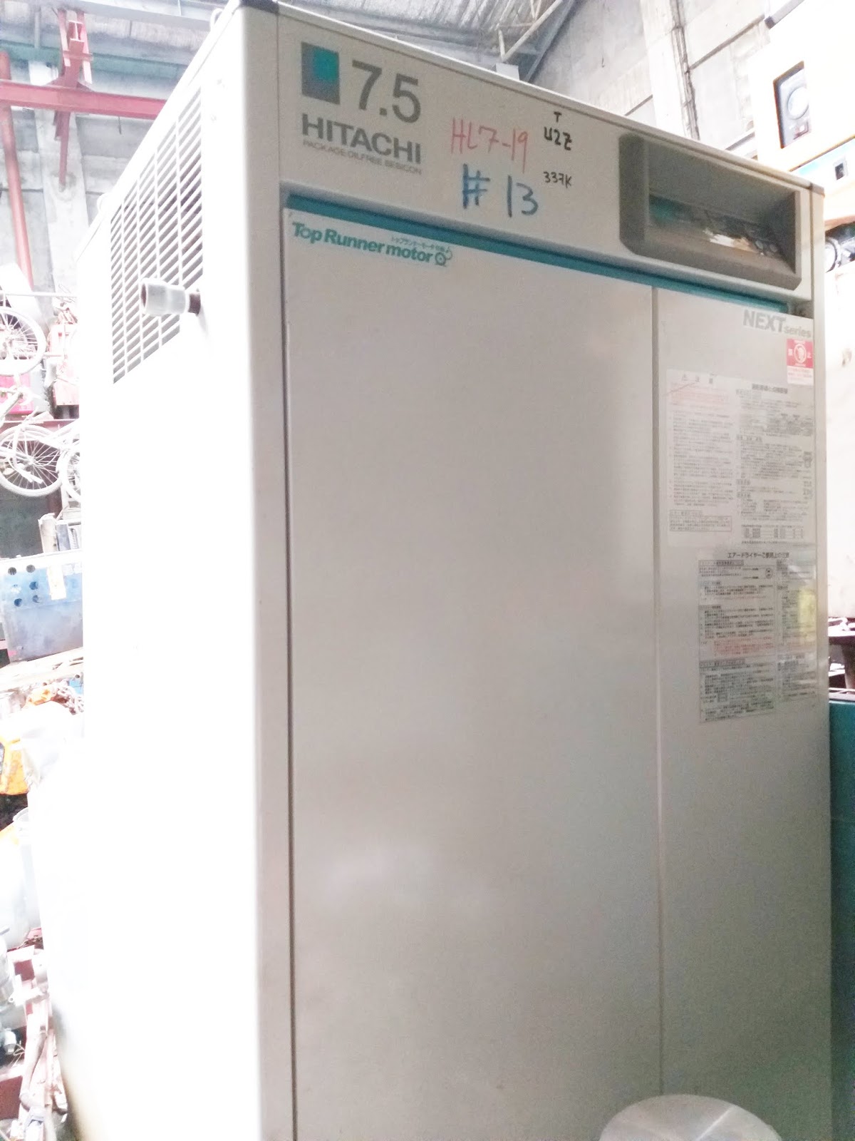 Products: Hitachi Package Oilfree Bebicon NEXT Series top runner motor ...